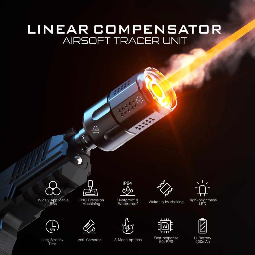 EMG Strike Industries Compensator Flare Tracer Unit (Mono) - Spotted ...