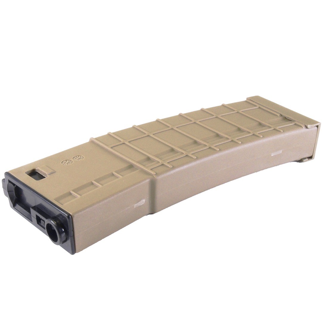 M4 Magazine LS-MAG EXT AEG (Hi-Cap|450R) (Tan) Spotted Point Airsoft